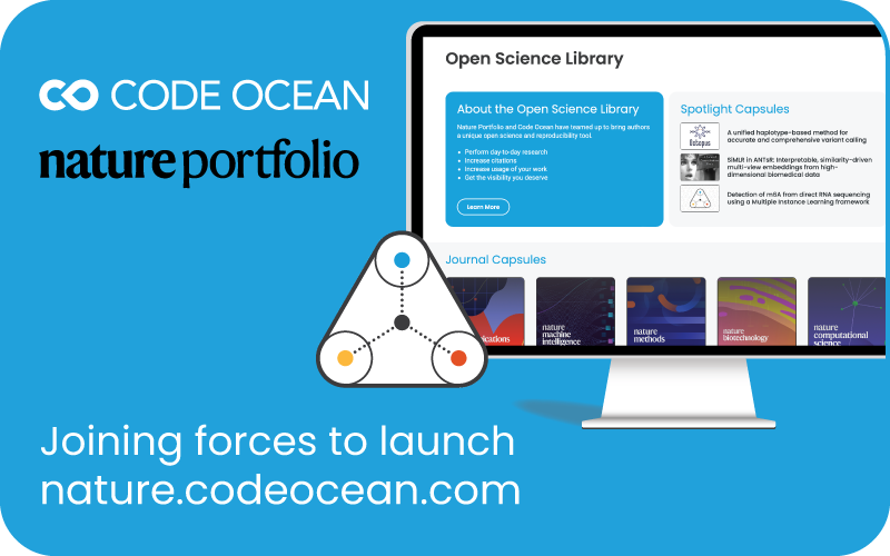 Code Ocean Partners with Nature Portfolio to Launch the Open Science ...