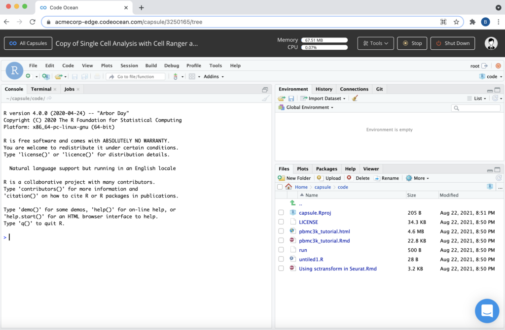 RStudio and Code Ocean - Better Together - Code Ocean